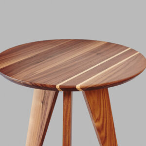 Walnut and Ash Side Table | Beveledge